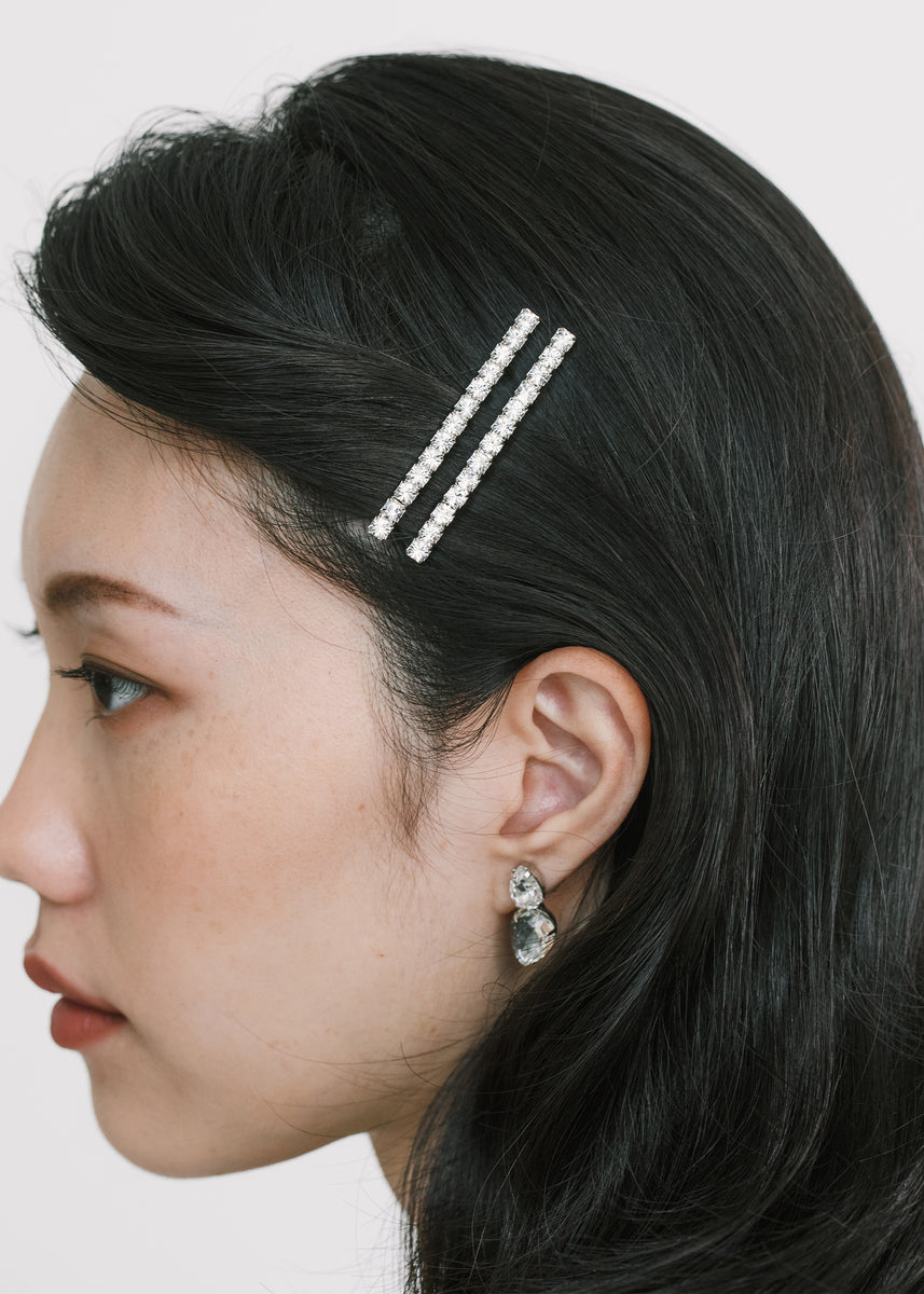 Gwen Bobby Pins -- Crystal – Jennifer Behr LLC
