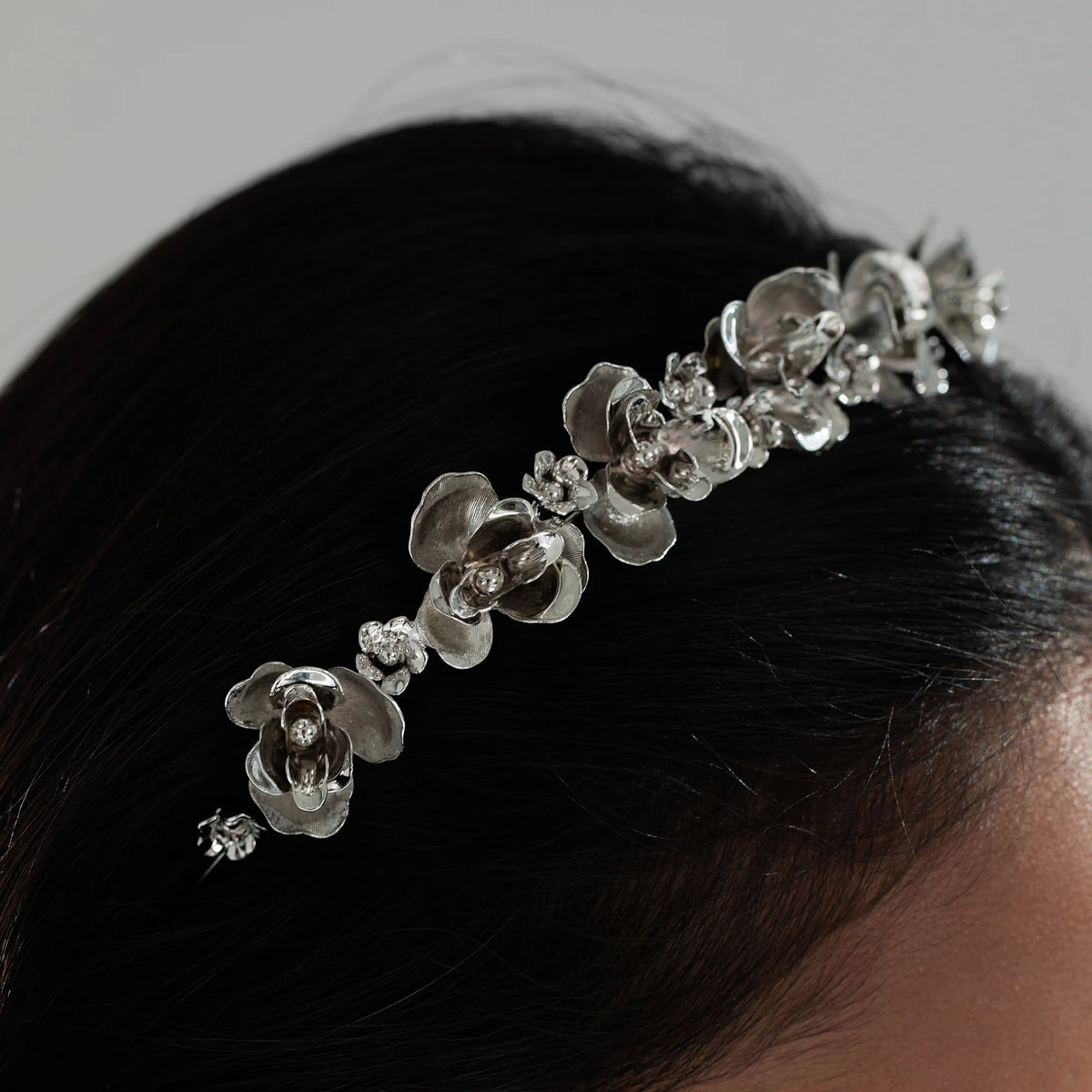 Larena Headband -- Silver – Jennifer Behr LLC