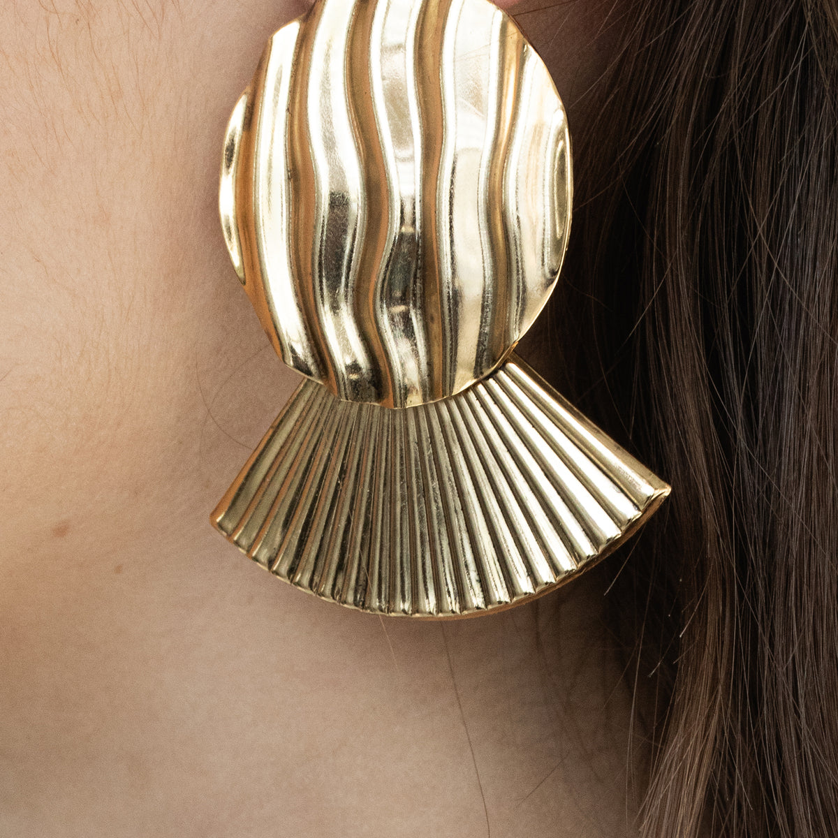 Bruna Earrings -- Gold – Jennifer Behr LLC