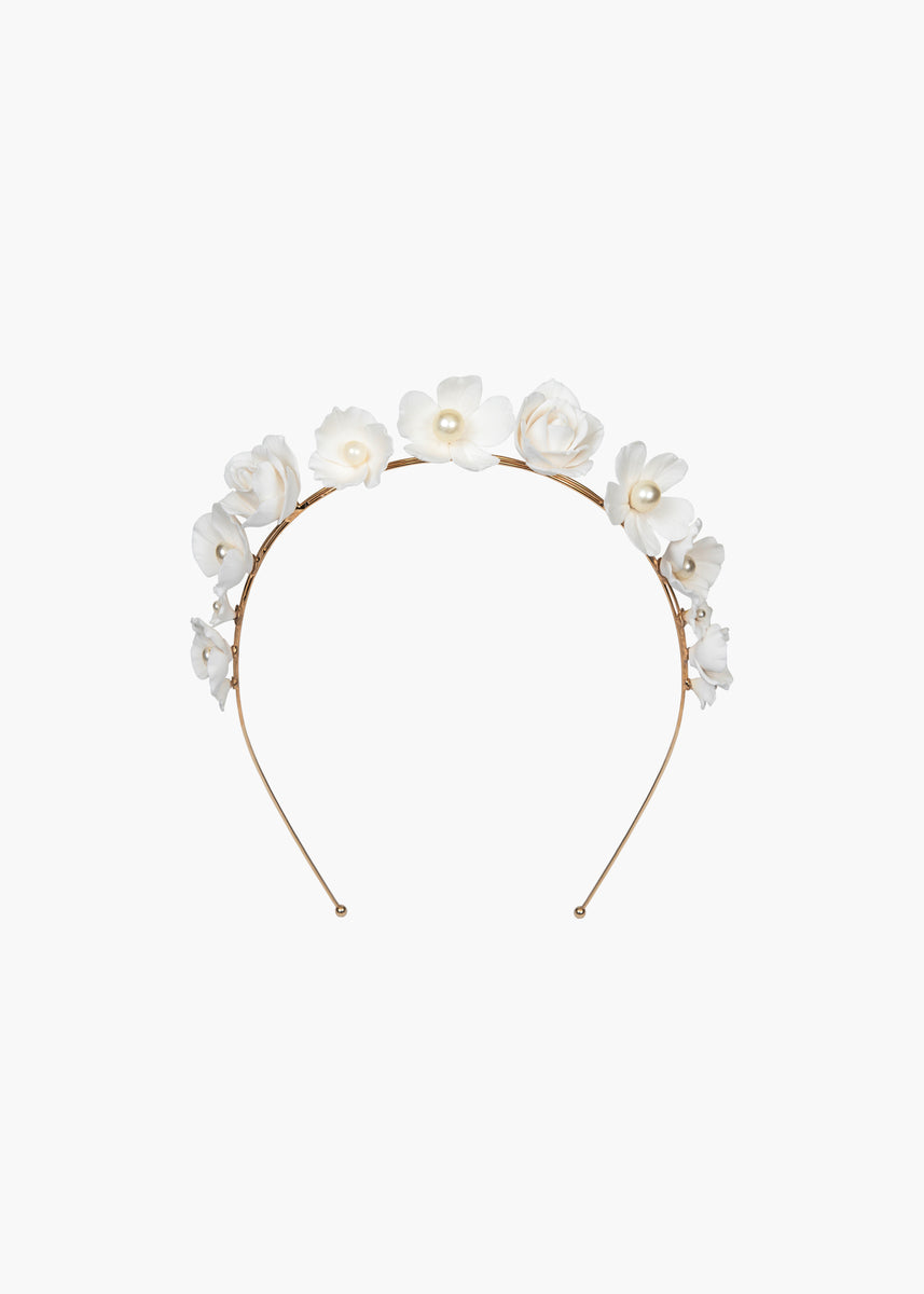Karissa Headband -- Cream – Jennifer Behr LLC