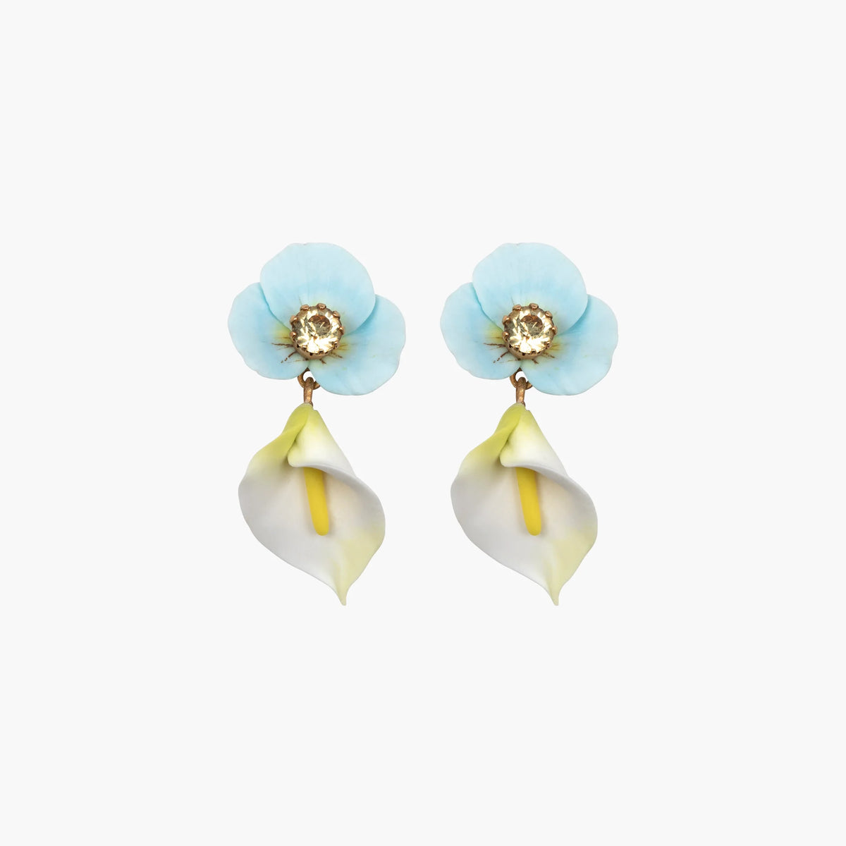 Vera Earrings -- Blue Lily – Jennifer Behr LLC