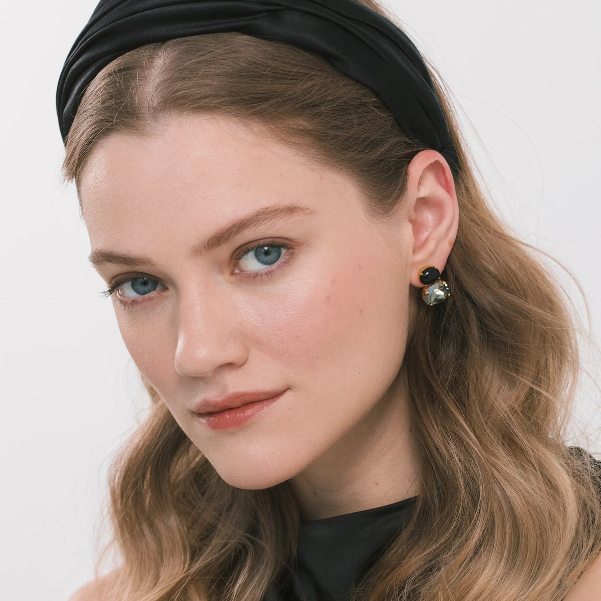 Sabrina Headband -- Black – Jennifer Behr LLC