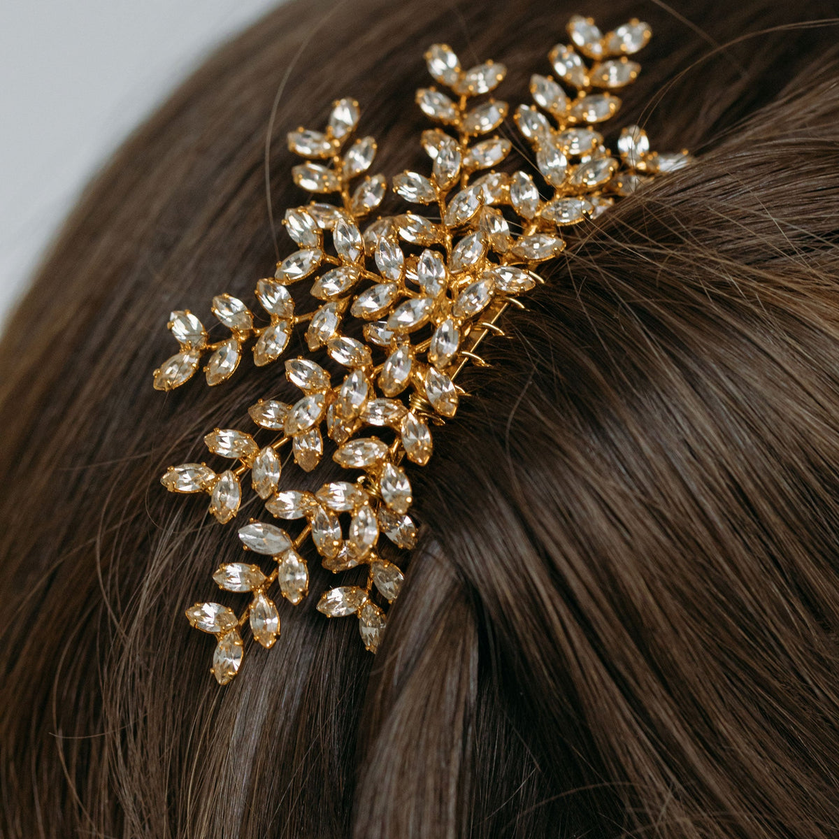 Mignonette Comb -- Crystal Antique Gold – Jennifer Behr LLC