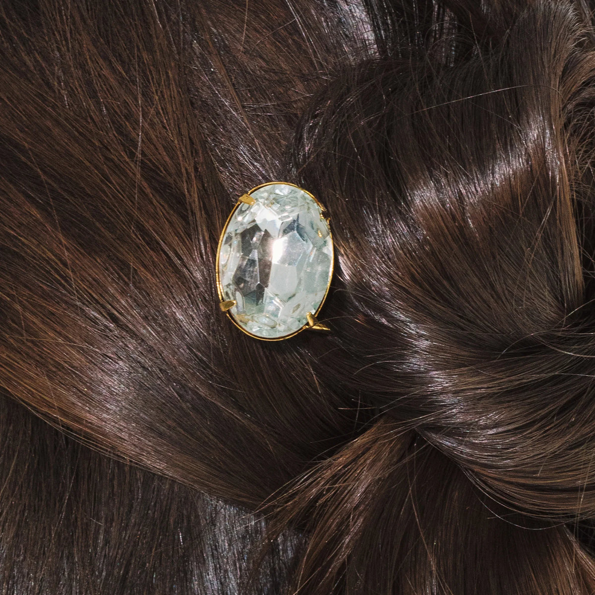 Gemma Hairpin -- Crystal Antique Gold – Jennifer Behr LLC