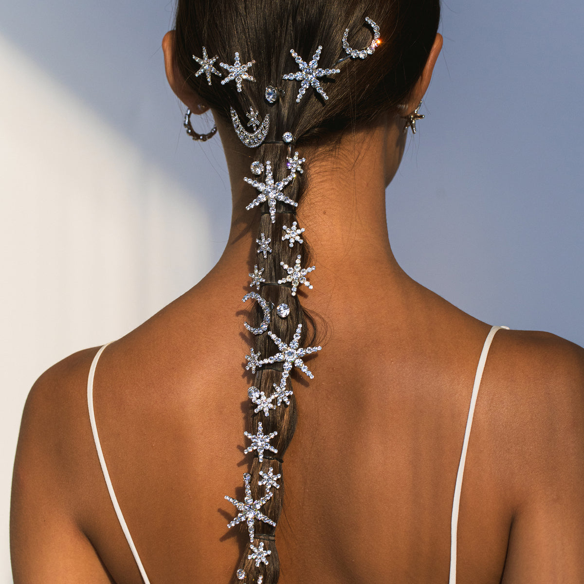 Supernova Bobby Pin Set -- Crystal – Jennifer Behr LLC