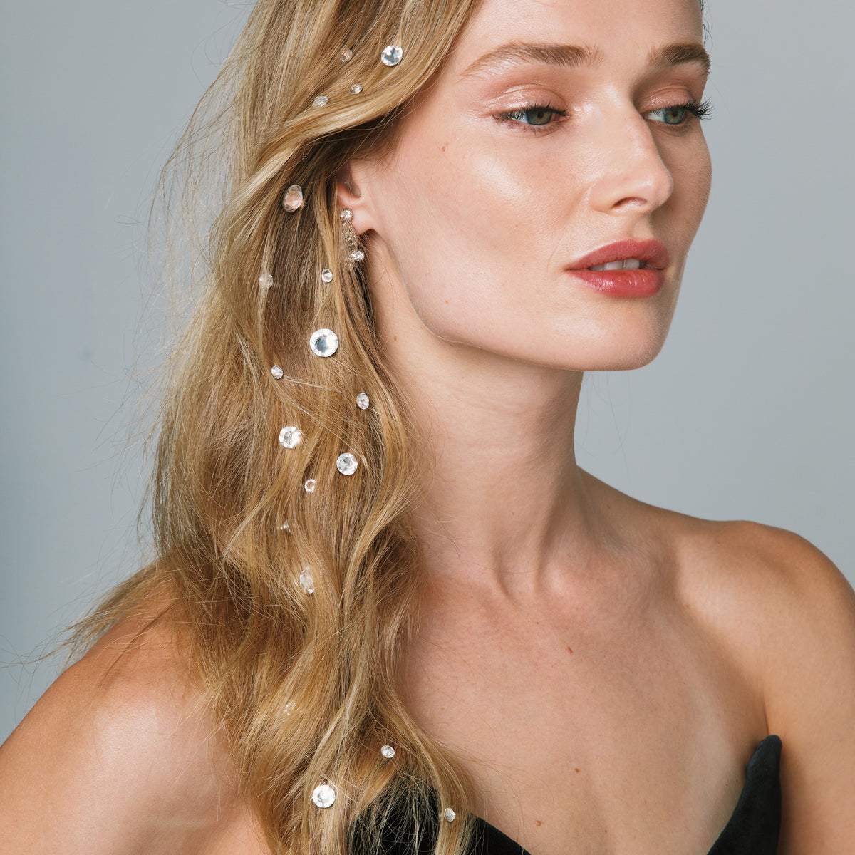 Kira Hair Magnet Set -- Crystal – Jennifer Behr LLC