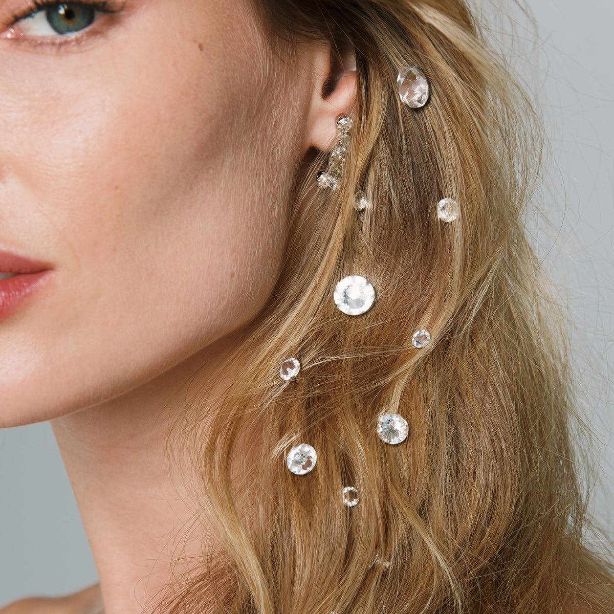 Kira Hair Magnet Set -- Crystal – Jennifer Behr LLC