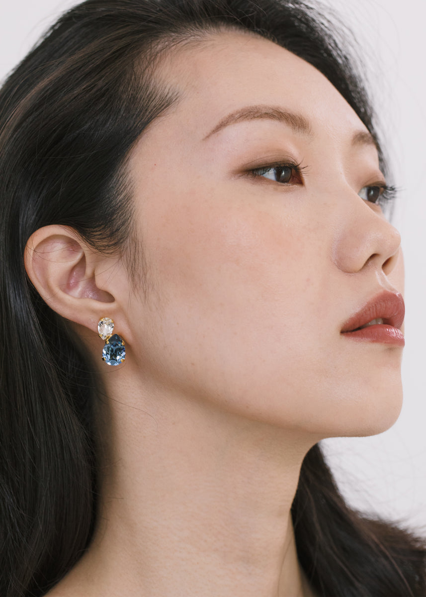 Nadia Earrings -- Sapphire – Jennifer Behr LLC