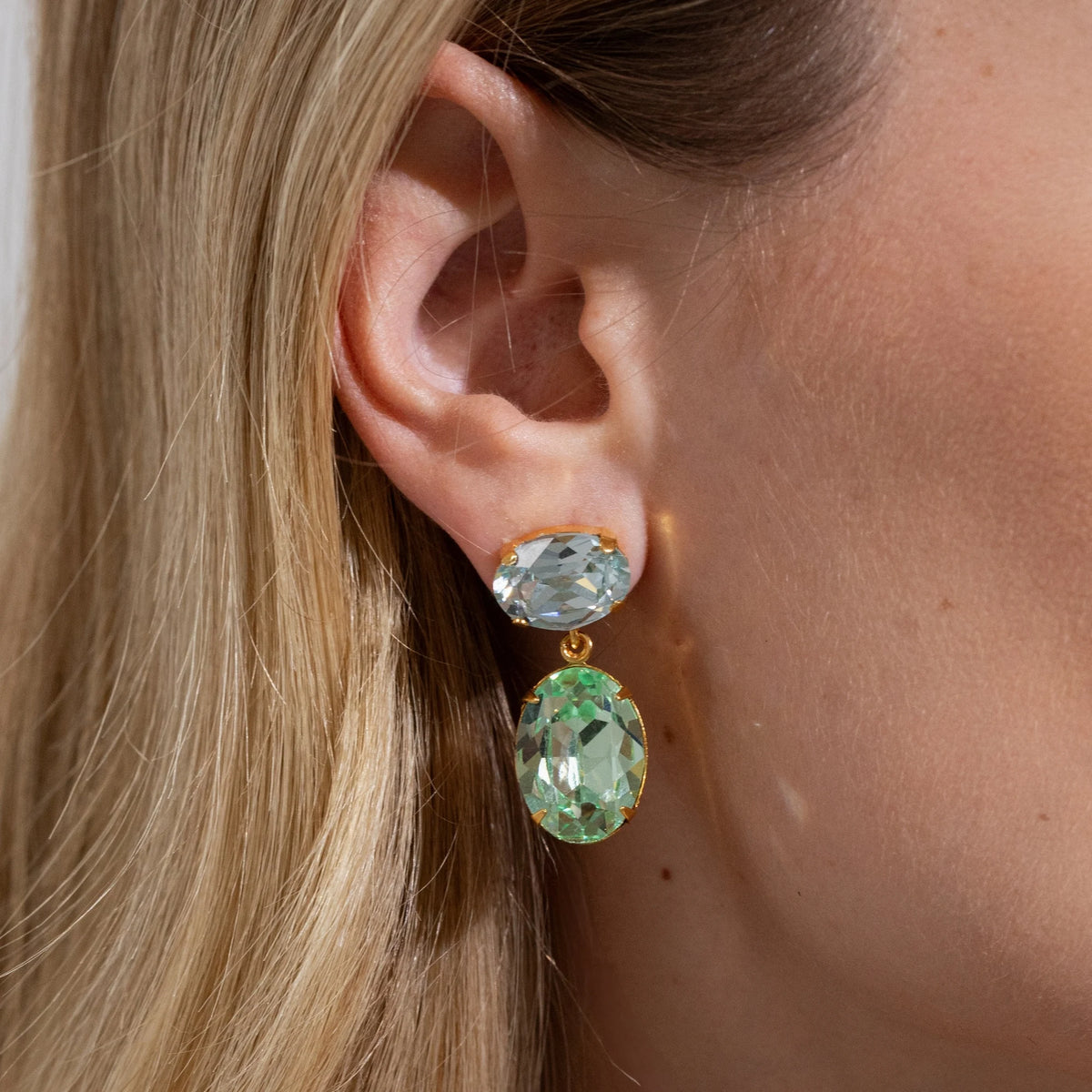 Lenora Earrings -- Chrysolite – Jennifer Behr LLC