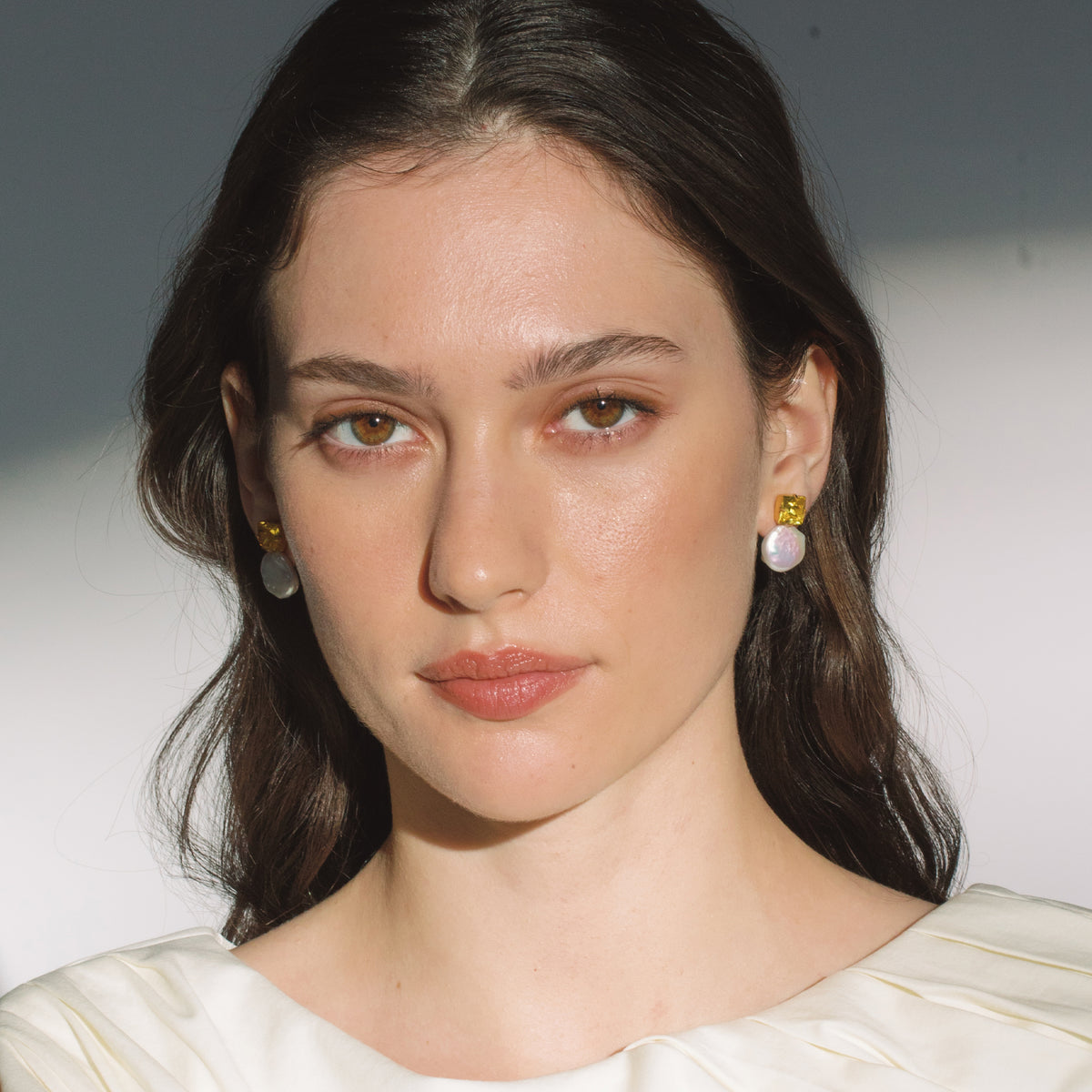 Junia Earrings -- Citron – Jennifer Behr LLC