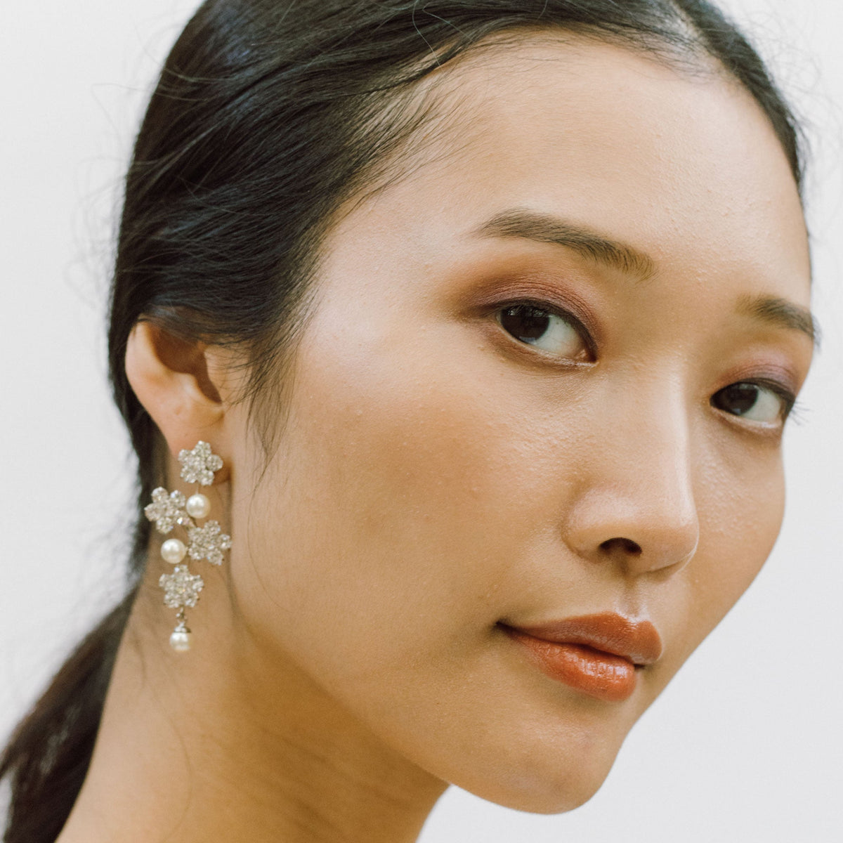 Aria Earrings -- Crystal – Jennifer Behr LLC