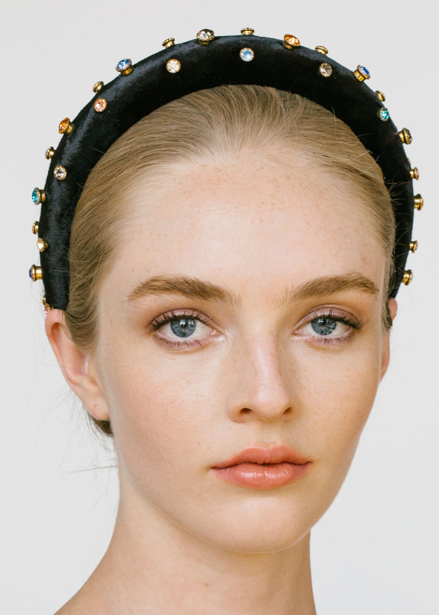 Joy Headband -- Black Multi – Jennifer Behr LLC